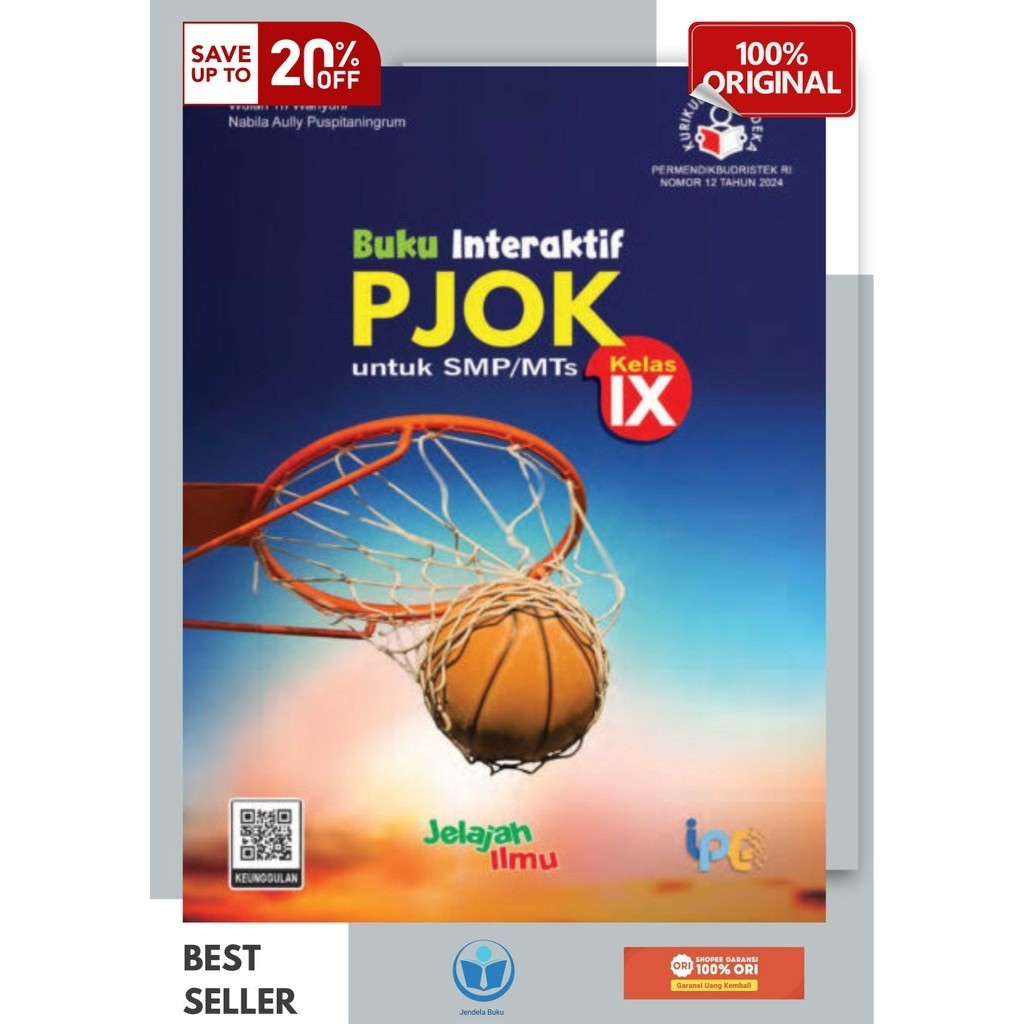 Jual Buku Paket Interaktif PJOK Kelas 9/IX SMP/MTS Kurikulum Merdeka Intan pariwara Tahun 2024 ...