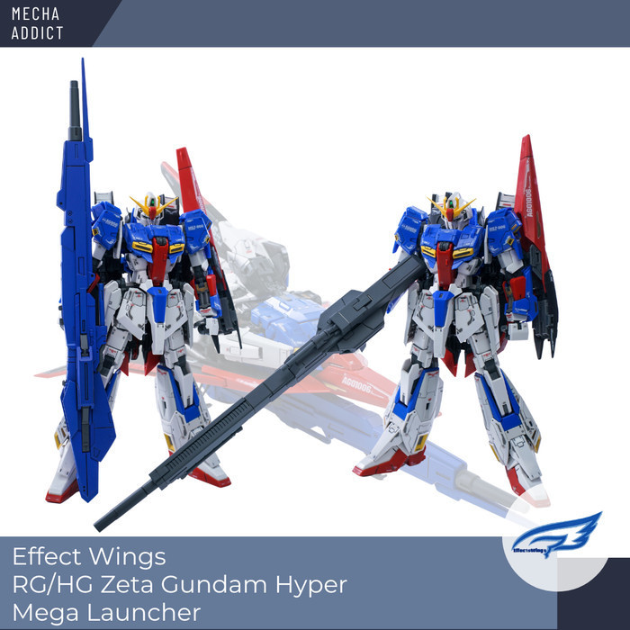 Jual Effect Wings RG/HG Hyper Mega Launcher for RG / HG MSZ-006 Z Zeta ...