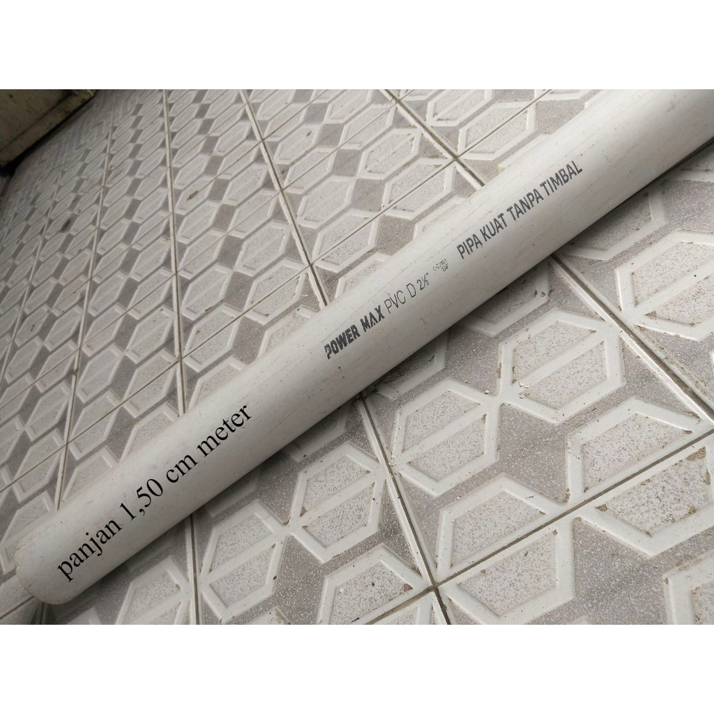 Jual Pipa PVC Power Max 2 1/2" Inch D per 1,50 Meter Pipa Paralon murah ...