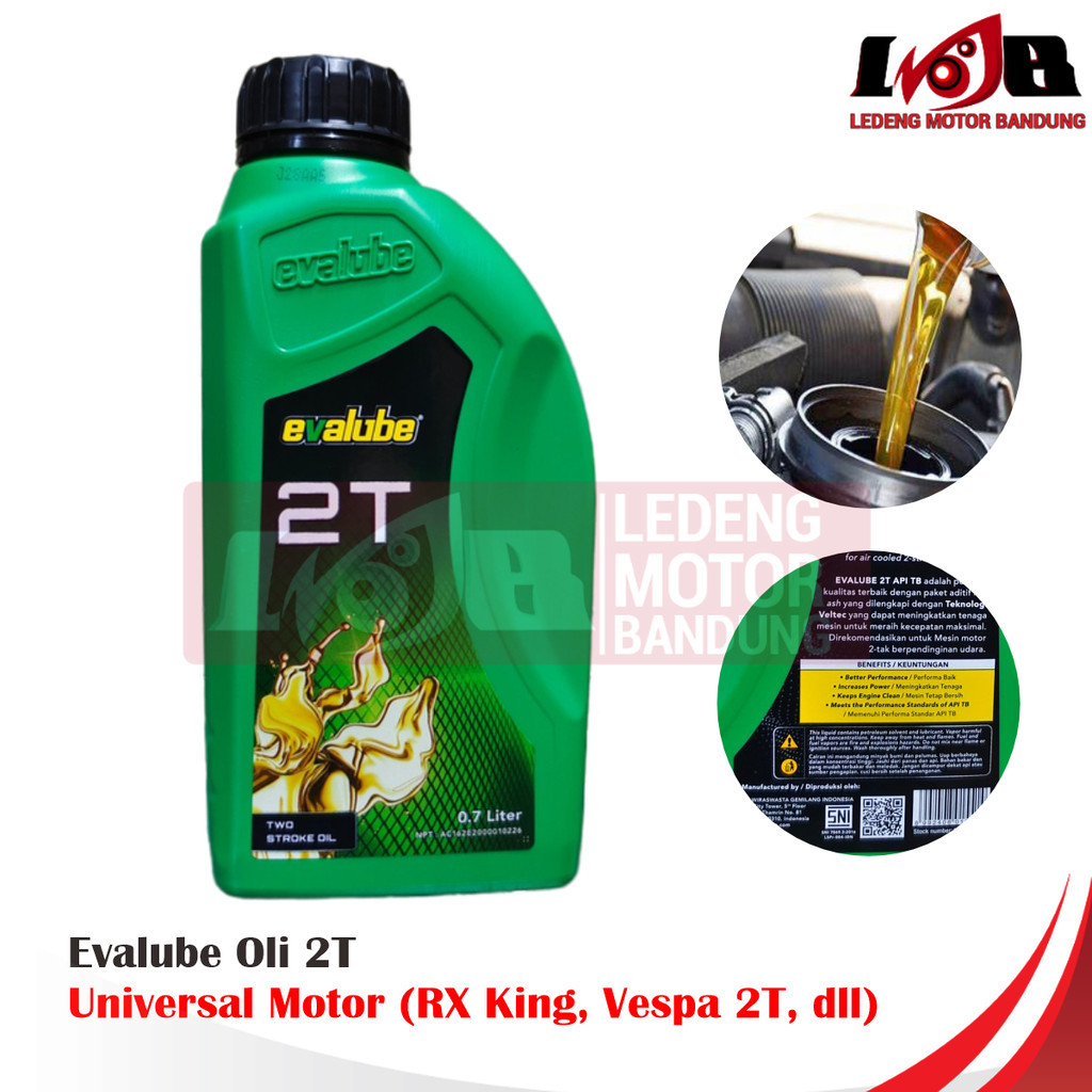 Jual 2Tax Evalube 2T Oli Samping Stroke Oil Botol 700ml | Shopee Indonesia