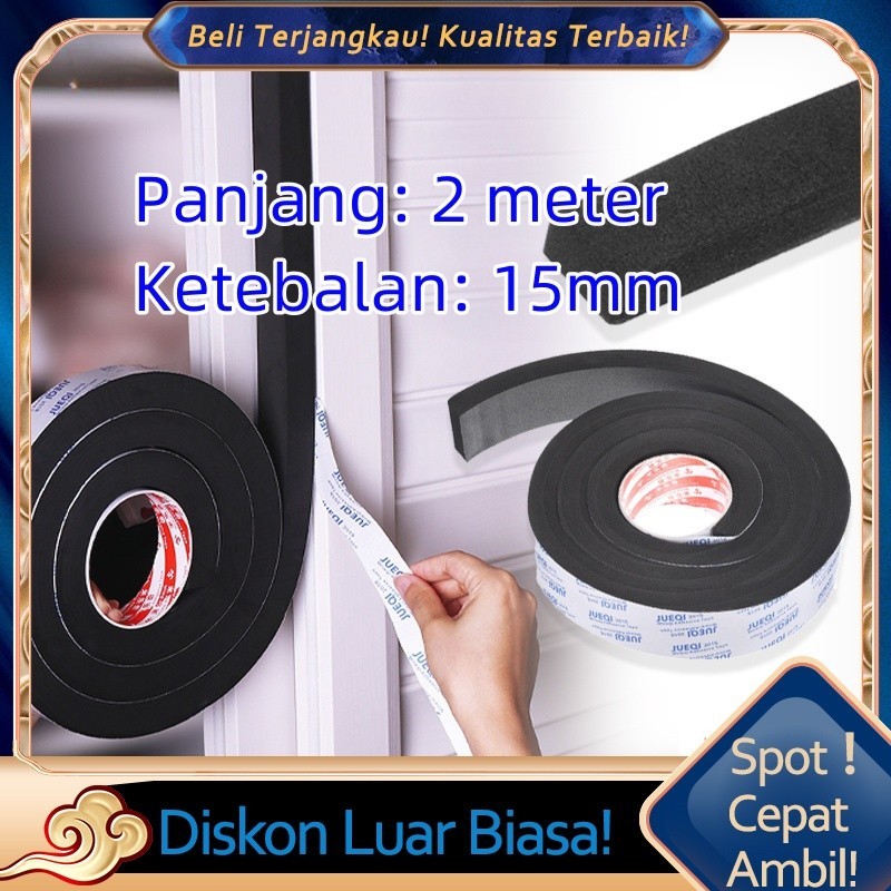 Jual Eva Foam Tape/Pintu Door Foam Sponge Rubber Seal/Busa Perekat Satu ...