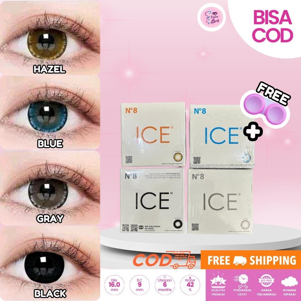 Jual Softlens ICE N8 Big Eyes Diameter 16.0mm (Normal Only) | Shopee ...