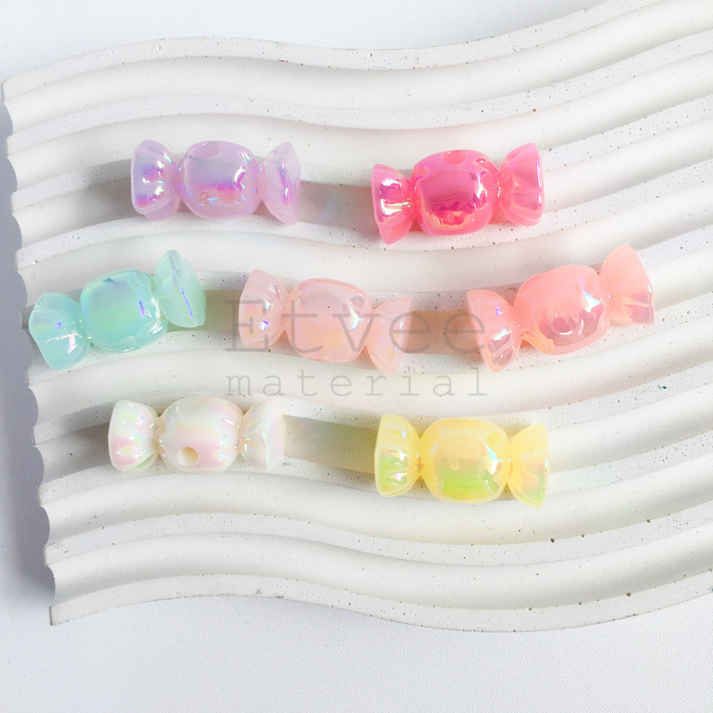 Jual Mote manik UV bead permen candy Pastel | Shopee Indonesia