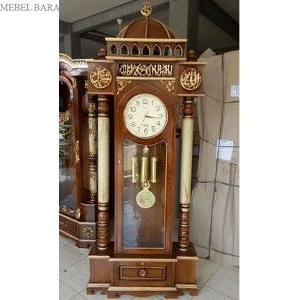 Jual JAM HIAS LEMARI ALMARI KALIGRAFI MASJID KAYU JATI UKIR JEPARA ...