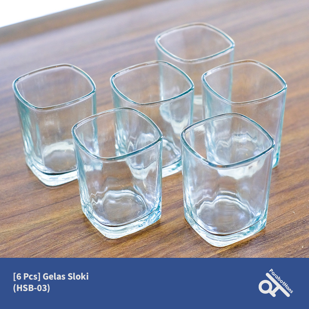 Jual [6 Pcs] Gelas Sloki (HSB-03) Kedaung. Gelas Lilin / Shots | Shopee ...