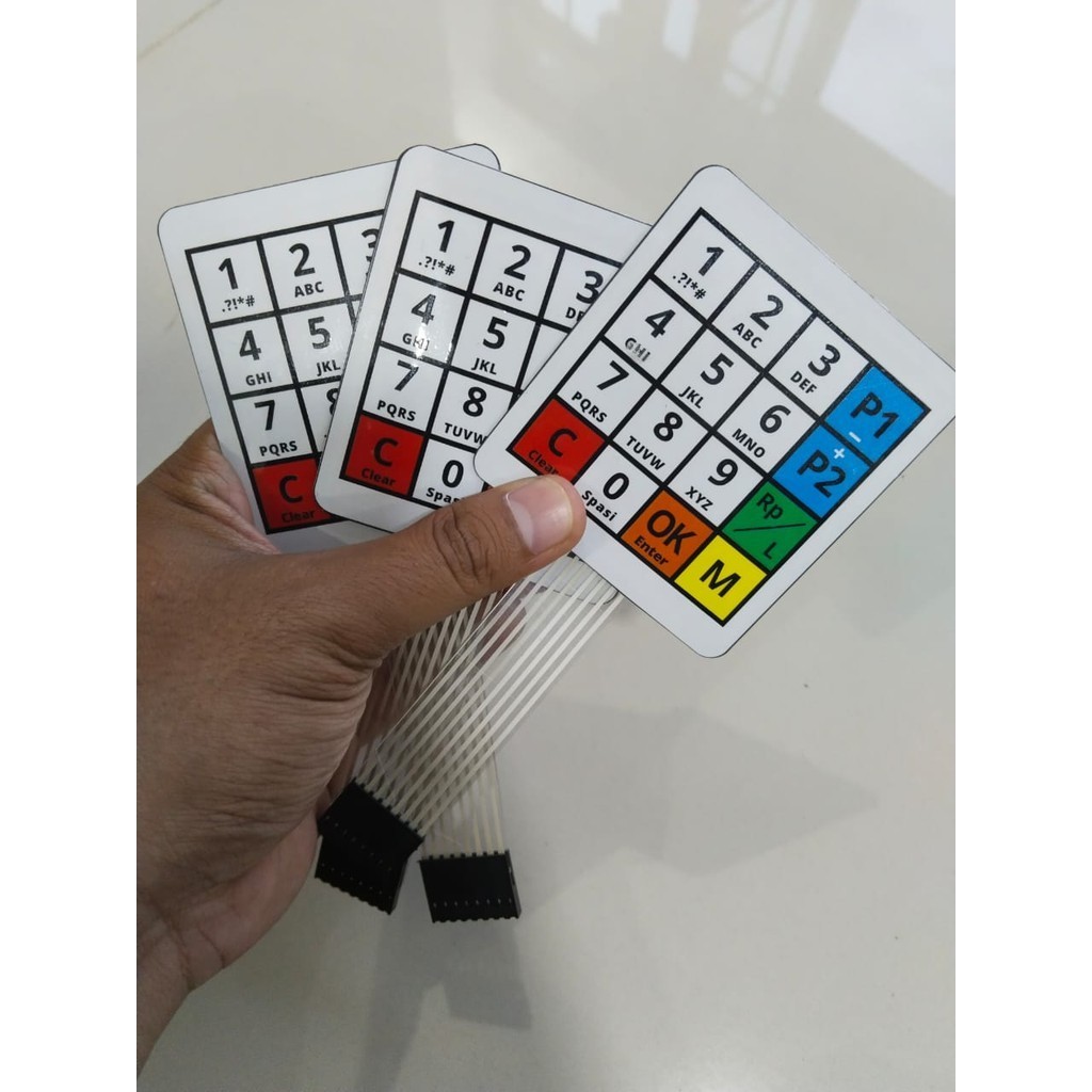 Jual Matrik Keypad 4x4 Tombol Pom Mini Kipet Original Standar Pertamini ...
