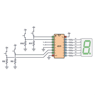 Jual IC CMOS CD 4511 BE DIP BCD to 7 Seven Segment CC Common Cathode Katoda CD40160BE CD40106 ...