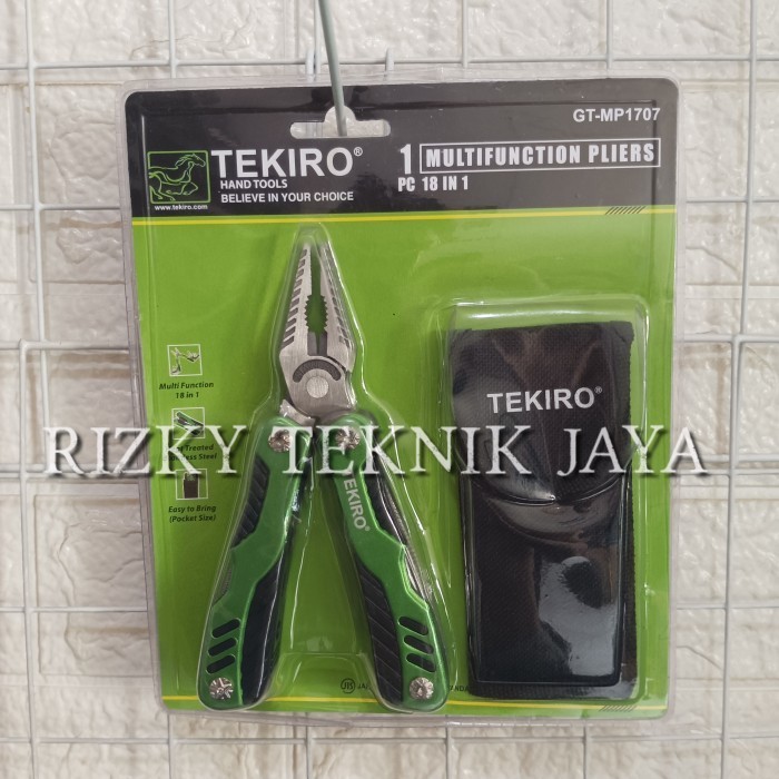 Jual TEKIRO TANG MULTIFUNGSI 18 IN 1 TANG SERBAGUNA TEKIRO PLIERS ...