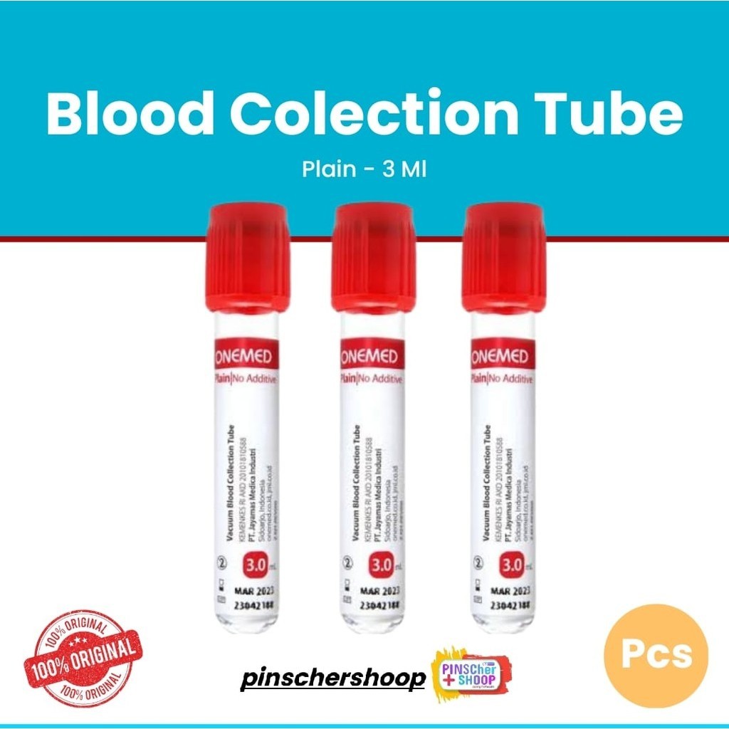 Jual Vaculab Plain 3 Ml Vacutainer Blood Colection Tube / Eceran ...