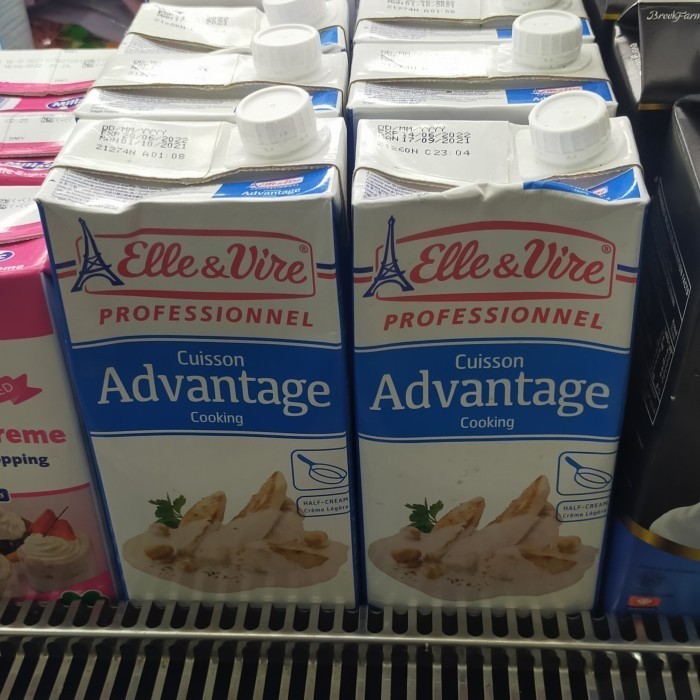 Jual Elle vire cuisson advantage cooking cream 1ltr krim masak | Shopee ...