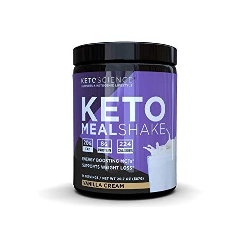 Jual Keto Science Ketogenic Meal Shake Vanilla Dietary Supplement, Rich ...