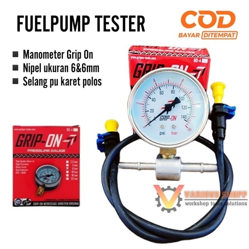 Jual Fuel Pump Tester Alat Cek Ukur Tekanan Bahan bakar motor injeksi ...