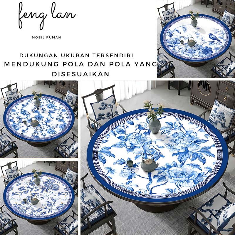Jual FENGLAN Alas Meja Aesthetic Kantor Motif Bunga PromO | Shopee ...