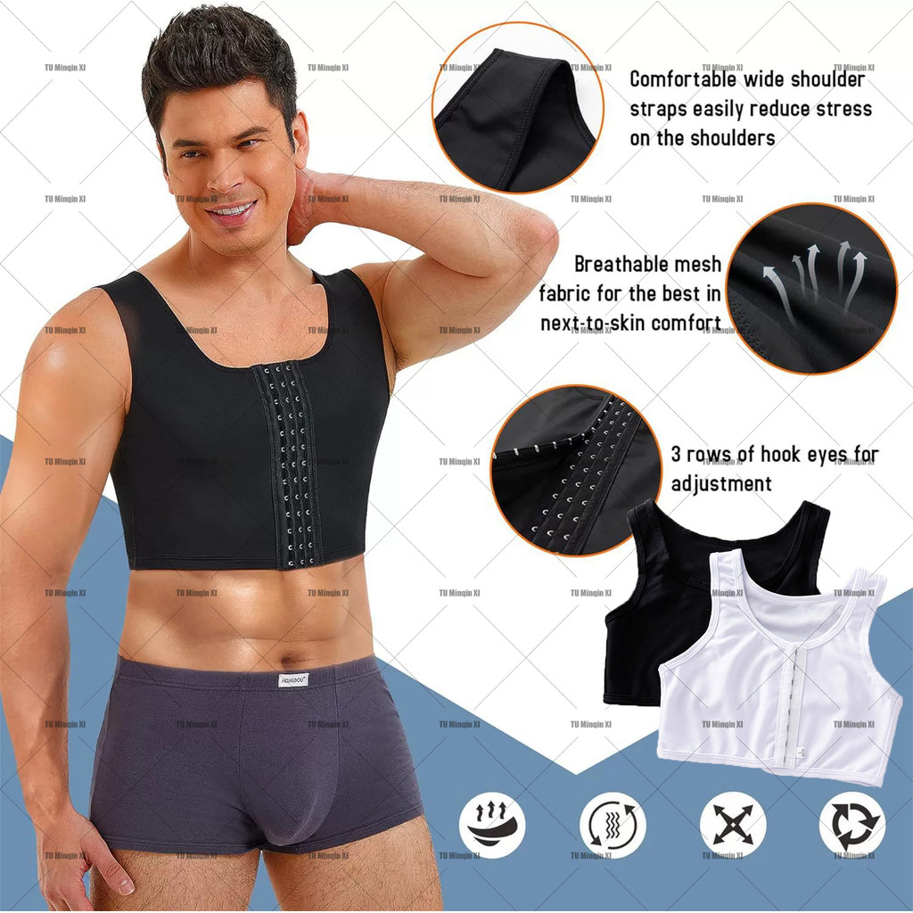 Jual Unisex Chest Binder Unisex Kancing Tengah Model Murah Rompi ...