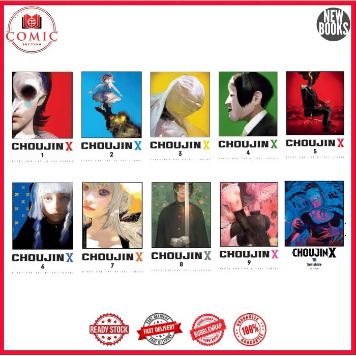 Jual Choujin X, by Sui Ishida (10 book series) | Shopee Indonesia