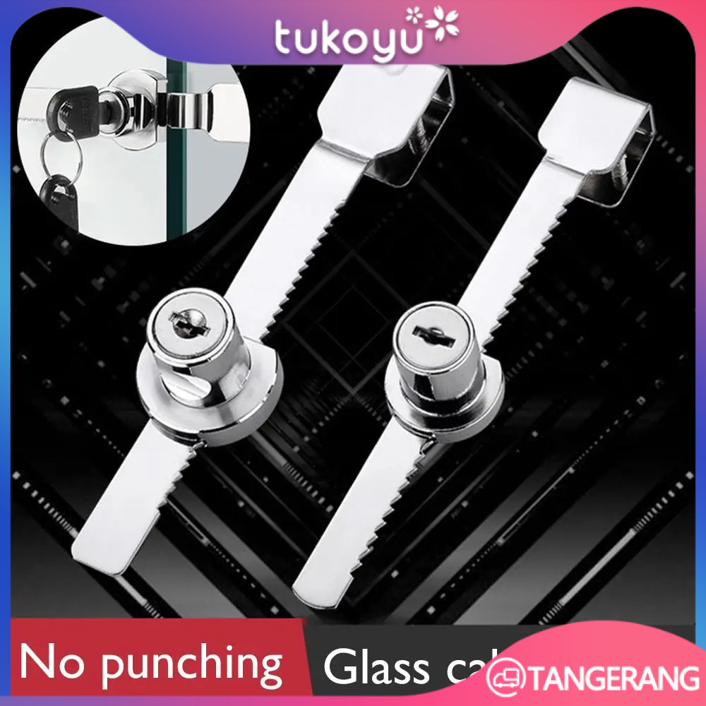 Jual Kunci Etalase Kaca Gergaji /Kunci Kaca Sliding/Kunci Etalase Kaca Glass Lock | Shopee Indonesia