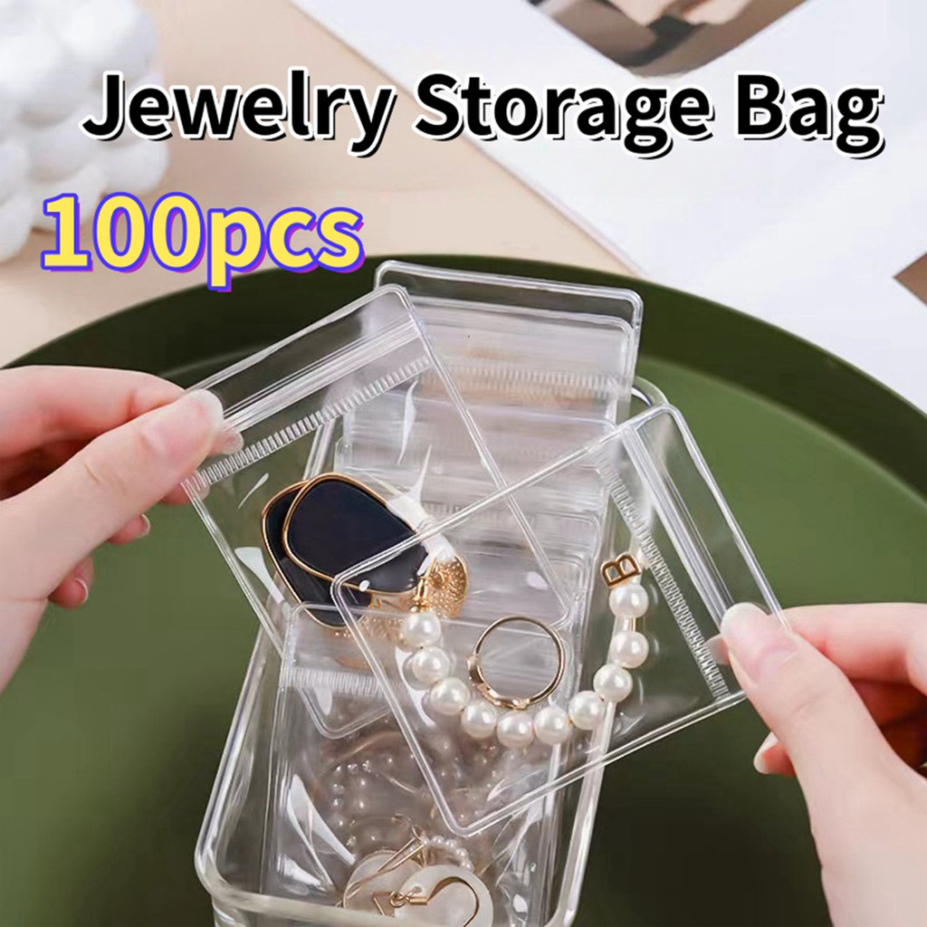 Jual 100pcs Bag zipper bag Thick PVC Plastik Klip Mika Antioksidan ...
