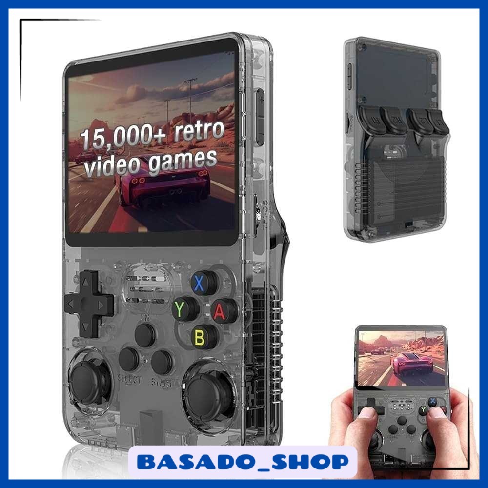 Jual Game Console Handheld Gameboy 3.5 Inch 15K Retro Games 64GB - R36S ...