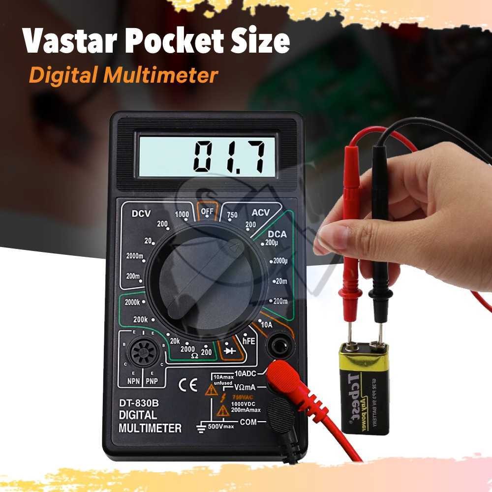 Jual SA - Vastar Pocket Size Digital Multimeter - DT830B | Shopee Indonesia
