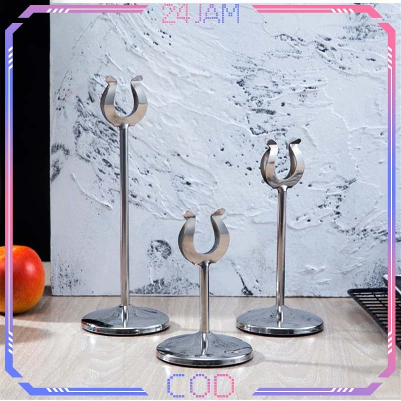 Jual Stand Nomor Meja Stainless Steel Table Stand Menu Stand Menu Meja ...