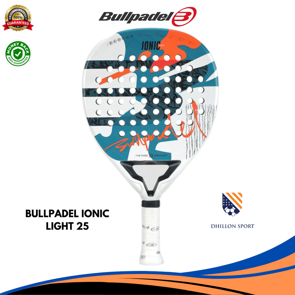 Jual Padel Racket Bullpadel Ionic Light 25 | Raket Padel Bullpadel ...