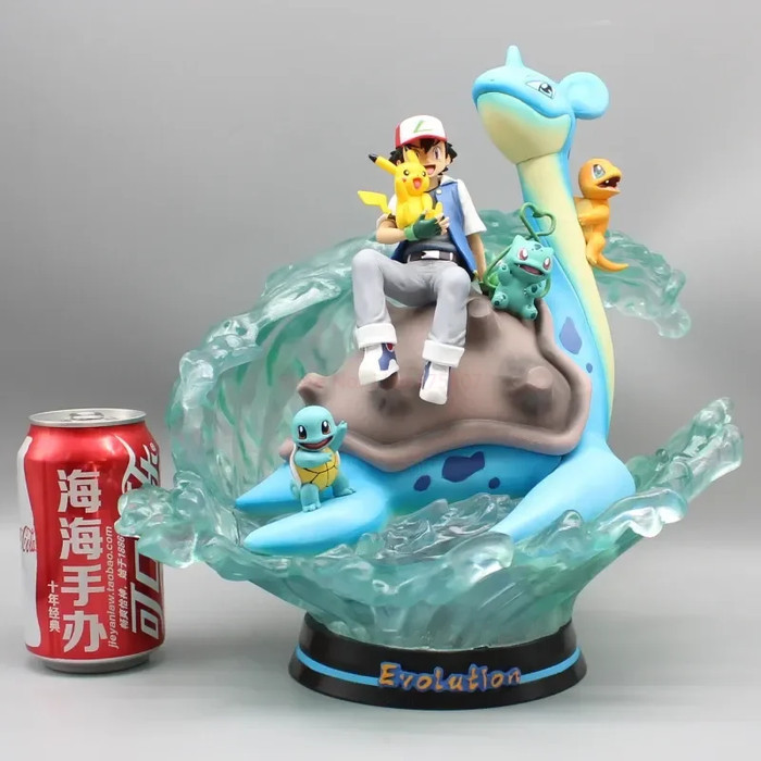 Jual (Baca Deskripsi) Figure Pokemon - Ash Ketcum / Lapras / Pikachu ...