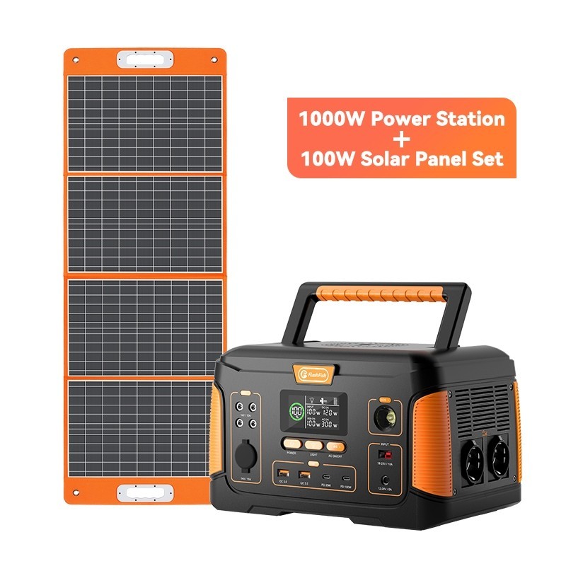 Jual Flashfish 1000W Power Generator Portable Power Station Genset Solar | Shopee Indonesia