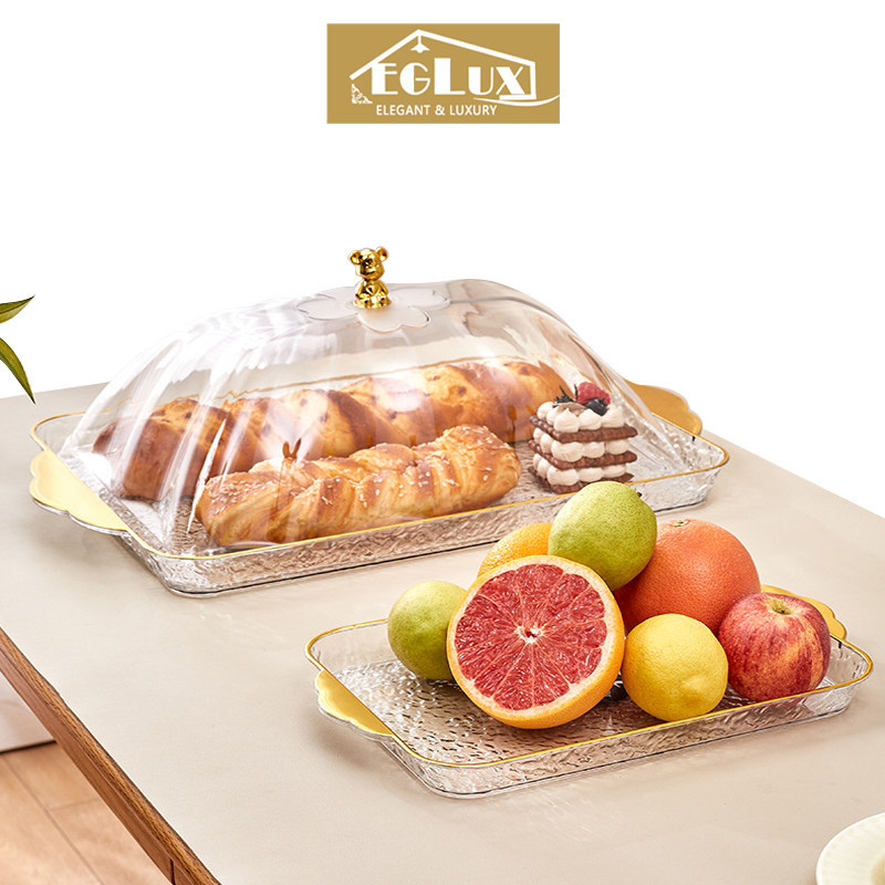 Jual Tempat roti/kue kotak roti aesthetic tempat saji dengan Tutup ...