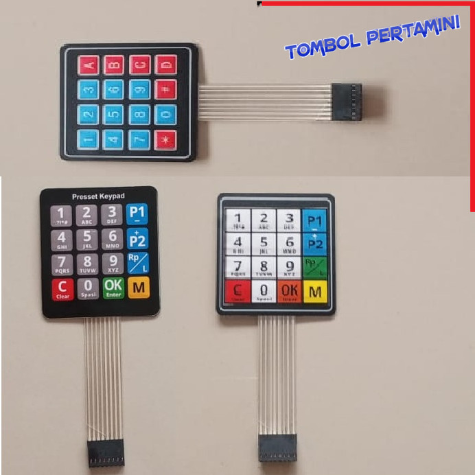 Jual Keypad Standar Pom Mini, Laminasi Custom Best Preset Untuk Mesin ...