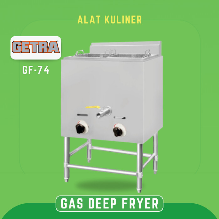 Jual GETRA GF 74 GF-74 DEEP FRYER GAS PENGGORENGAN 1 TANK 30 LITER ...