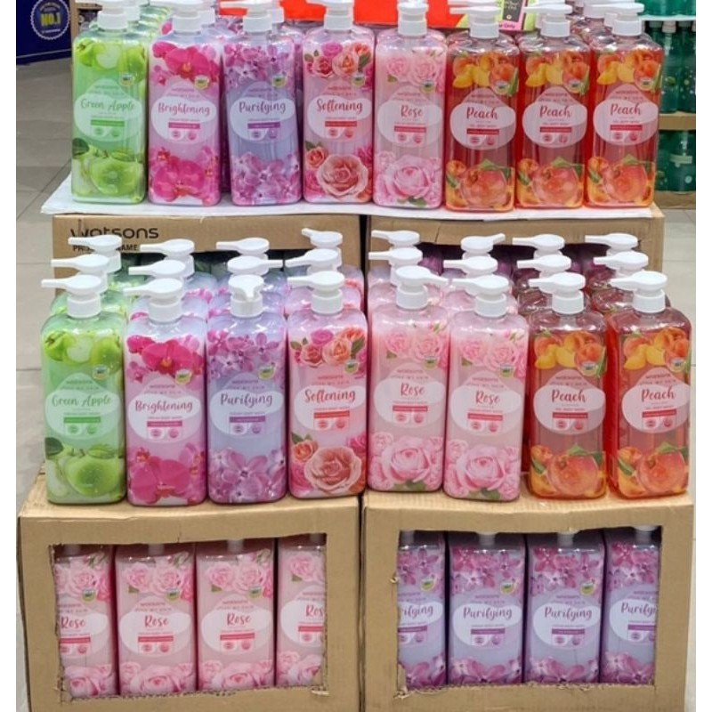 Jual Watson Sabun cair murah botol pump 1000 ml / body wash mandi 1 ...