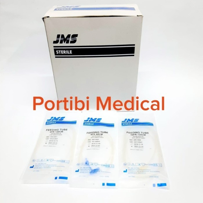 Jual NEW - Selang Makan JMS No 8 / Feeding Tube JMS No 8 / NGT No 8 ...