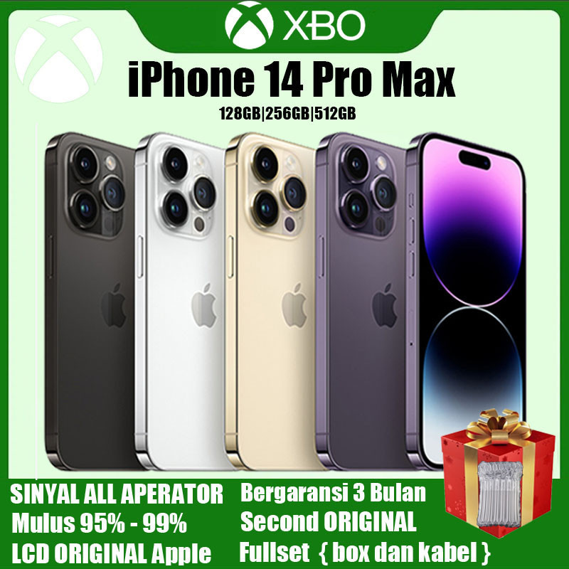 Jual promo spesial iPhone 14 Pro Max 1T/512GB/256GB/64GB Second BEKAS ...