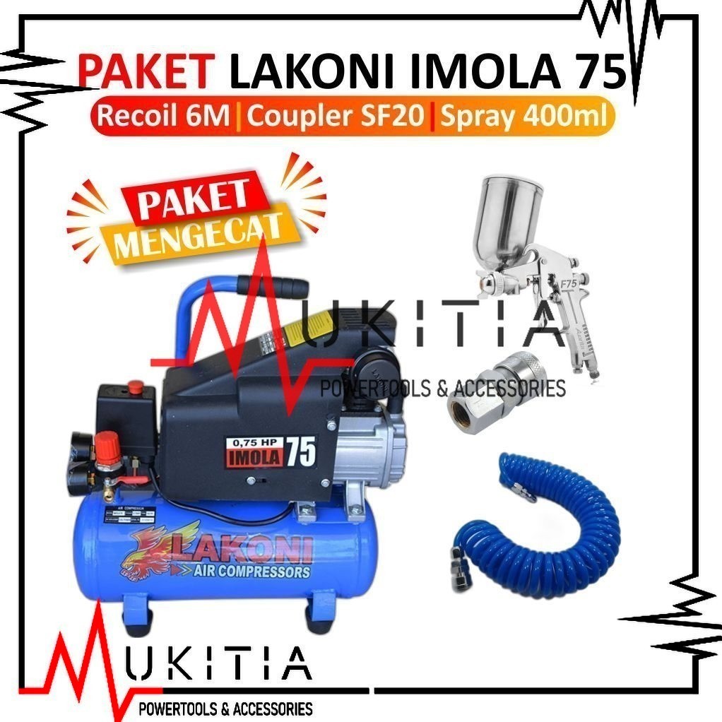 Jual Lakoni Imola 75 Kompresor 3/4Hp 0.75 Hp Imola75 Compressor 3/4 Hp ...