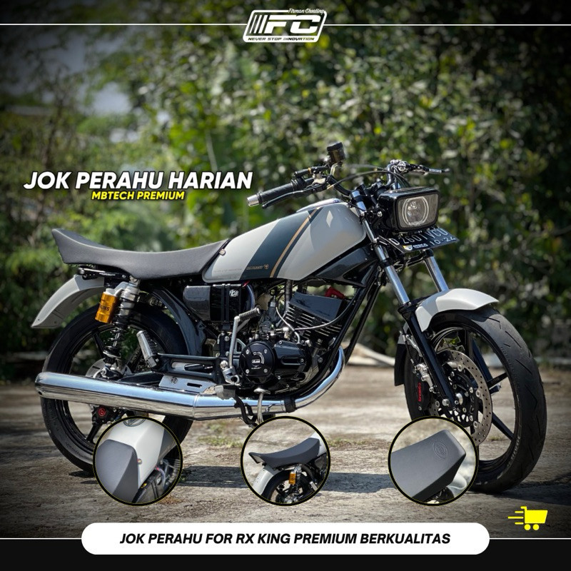 Jual JOK PERAHU HARIAN RX KING PREMIUM KULIT MBTECH CAMARO (Grade A ...