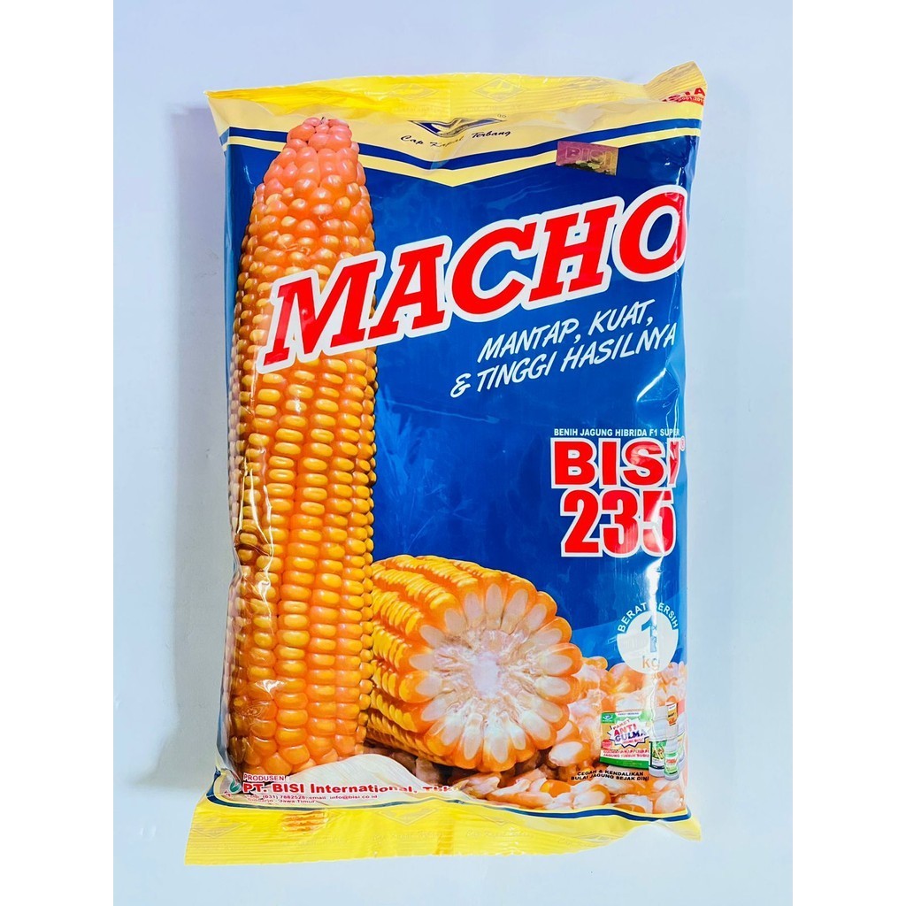 Jual Benih jagung tahan hawar BISI 235 MACHO isi 1kg dr CAP KAPAL ...