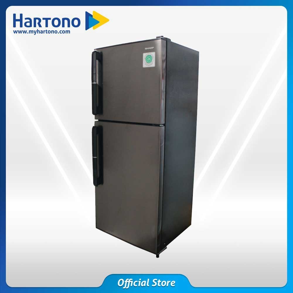 Jual FROMO SPESIAL SHOP Sharp Kulkas 2 Pintu Kecil Small 2 Door Refrigerator SJ326GCSD | Shopee ...