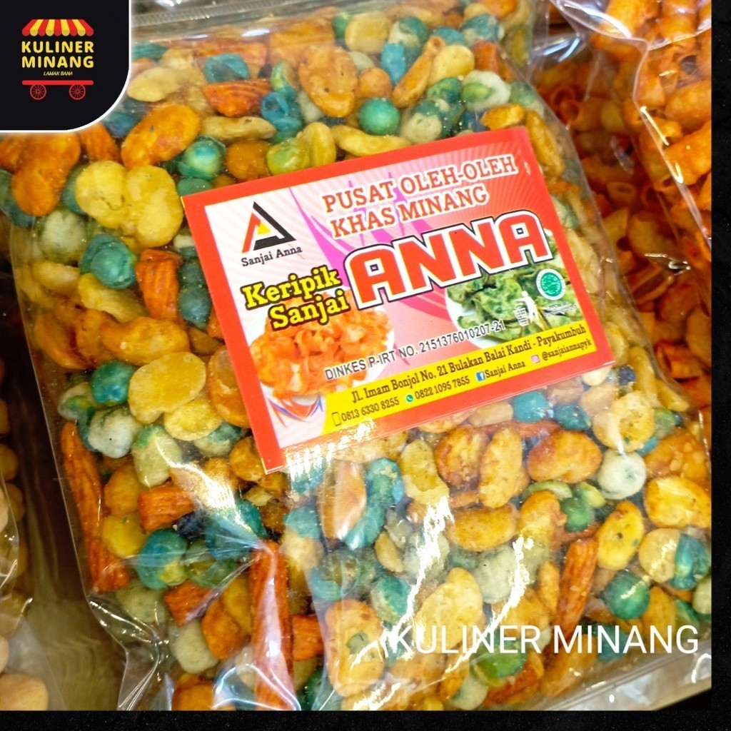 Jual Kuliner Minang Kue Kacang Campur Anna 250g Minang Oleh Oleh ...