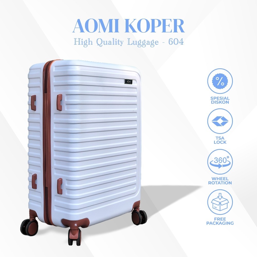 Jual Koper Kabin & Bagasi Fiber Size 20 Inch 24 Inch Travel Type AO-808 ...