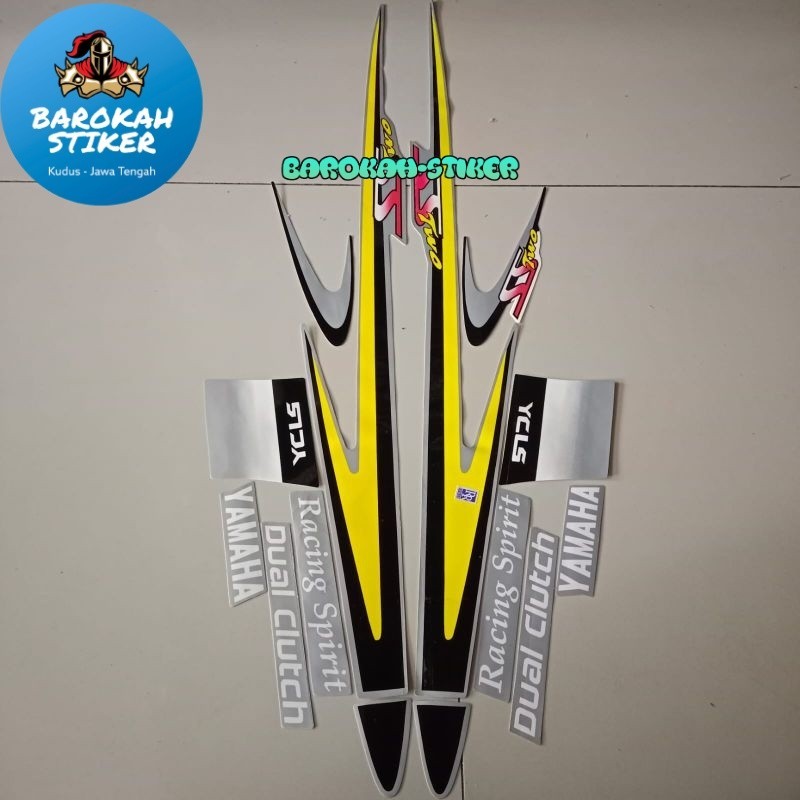 Jual Striping stiker polet motor Yamaha fizr fiz r f1 zr sstwo ss two ...
