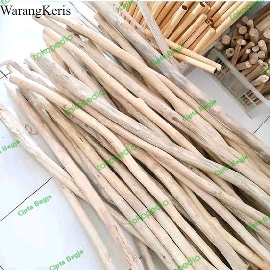 Jual 10 BATANG RANTING KAYU JATI 30cm SUDAH HALUS-TEAK WOOD BRANCH ...