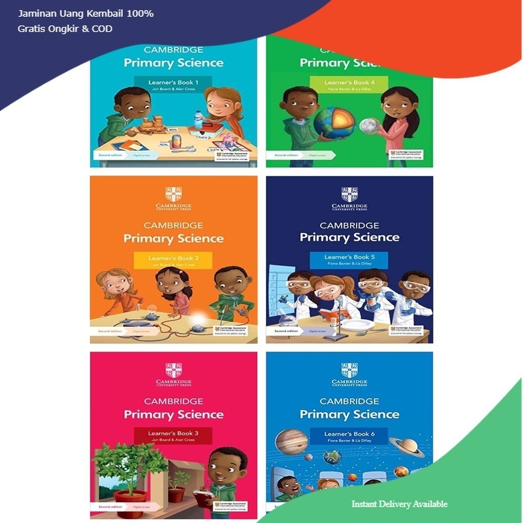 Jual C*ambridg3 Primary Science Learner Book 1 2 3 4 5 6 Second Edition ...