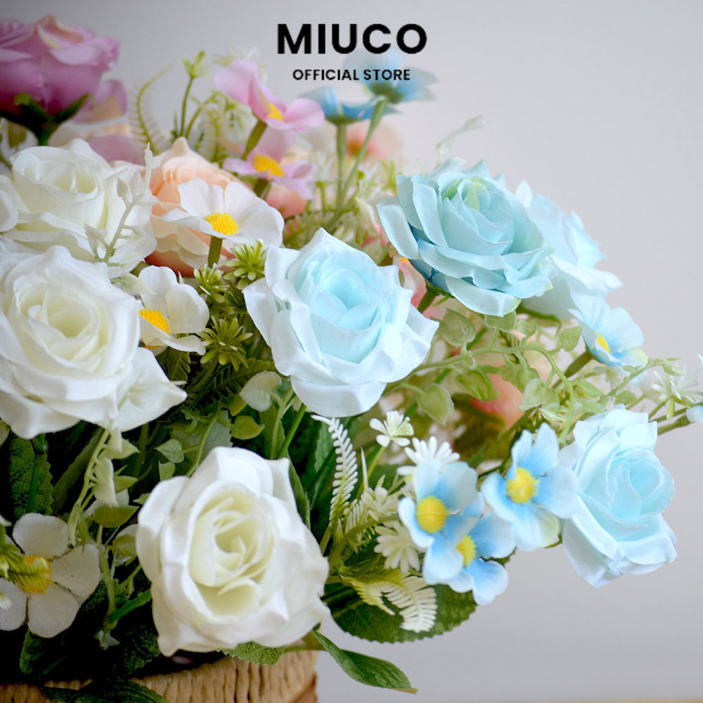 Jual MIUCO - Bouquet bunga P85 ICE Mawar Artifisial Dekorasi Hiasan ...