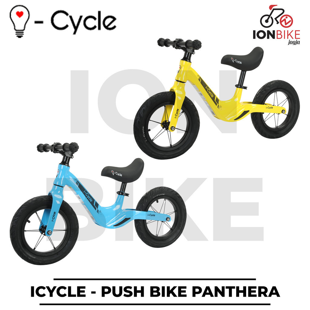 Jual Pushbike ICYCLE Panthera Magnesium Balance Bike Push Bike I-cycle ...