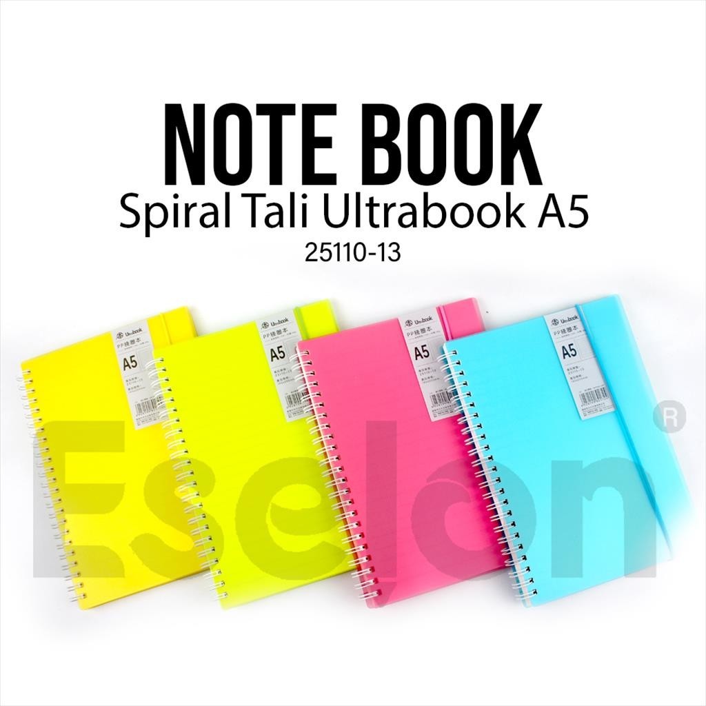 Jual Diary Spiral+TALI A5 Office Ultrabook 25110-13 / Notebook A5 80LBR ...