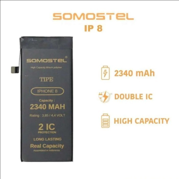 Jual Somostel -Baterai iPhone 8 Plus Battery | Shopee Indonesia