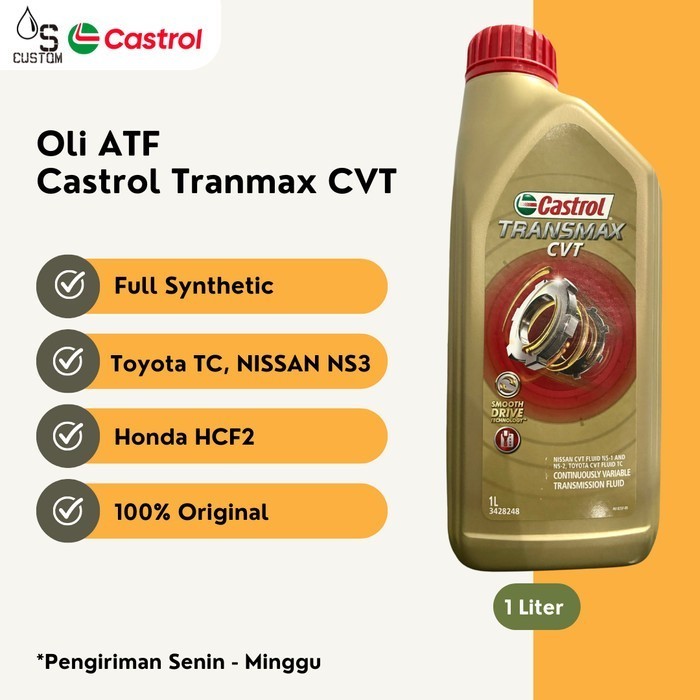Jual Oli ATF CVT Castrol Transmax 1L Full Synthetic | Shopee Indonesia