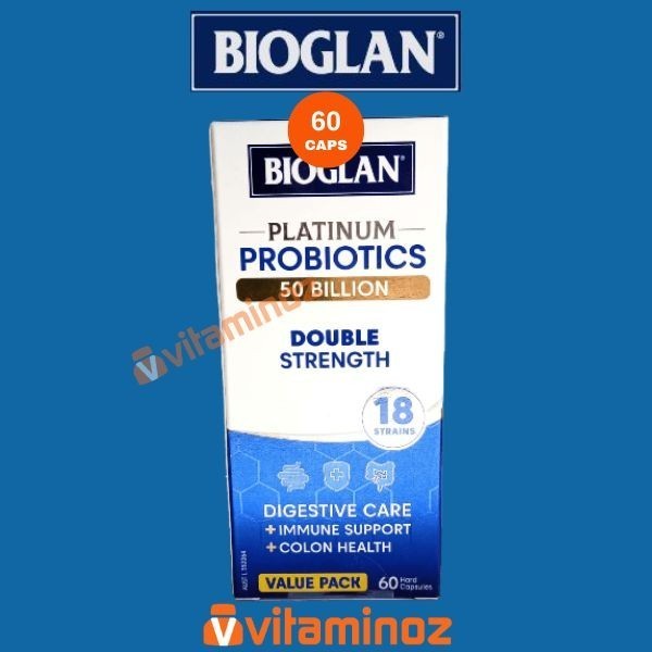 Jual Bioglan Platinum Probiotics Probiotic 50 Billion double strength ...