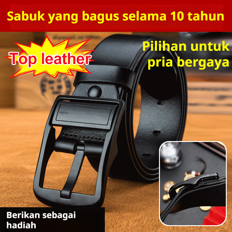 Jual Sabuk Gesper Pin Kasual Sabuk Pria Ikat Pinggang Gesper Pin Pria ...