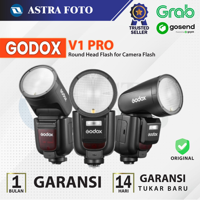 Jual Godox V1Pro Round Head Flash for Camera Flash V1 Pro Canon Sony Nikon | Shopee Indonesia